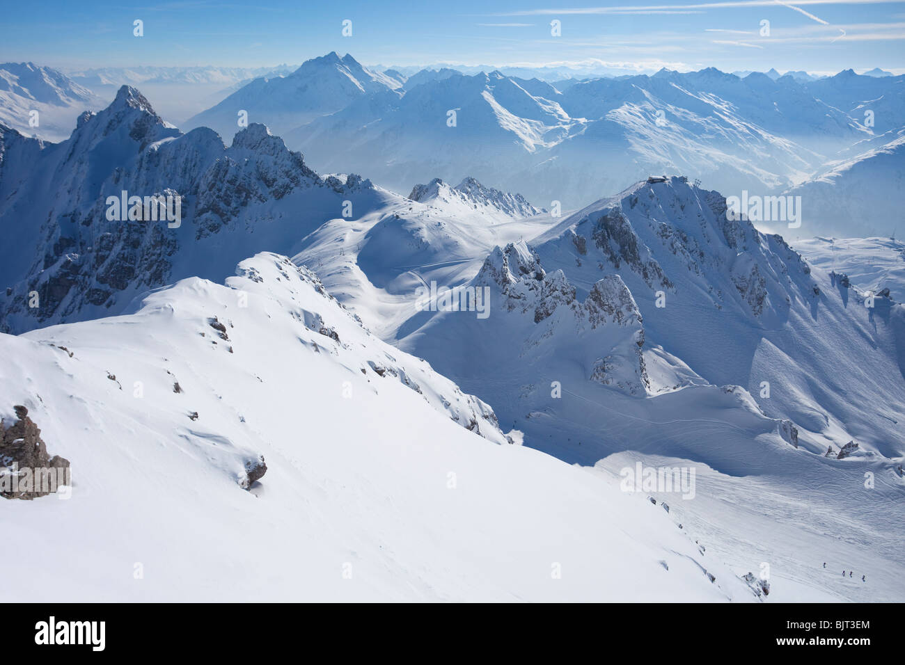 Ski valluga, st. anton, austria hi-res stock photography and images - Alamy