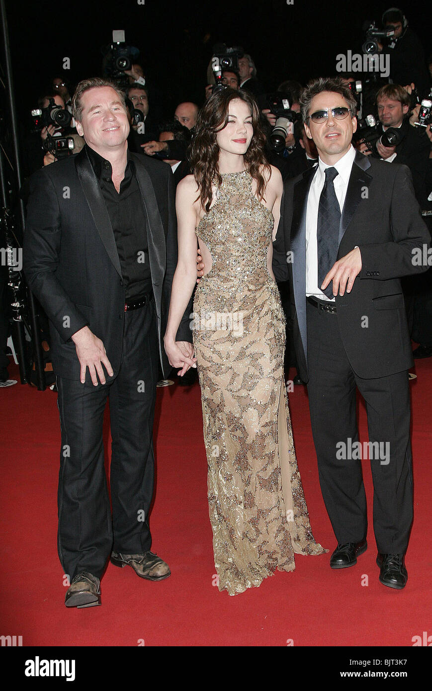 VAL KILMER MICHELLE MONAGHAN & ROBERT DOWNEY JR CANNES FILM FESTIVAL ...