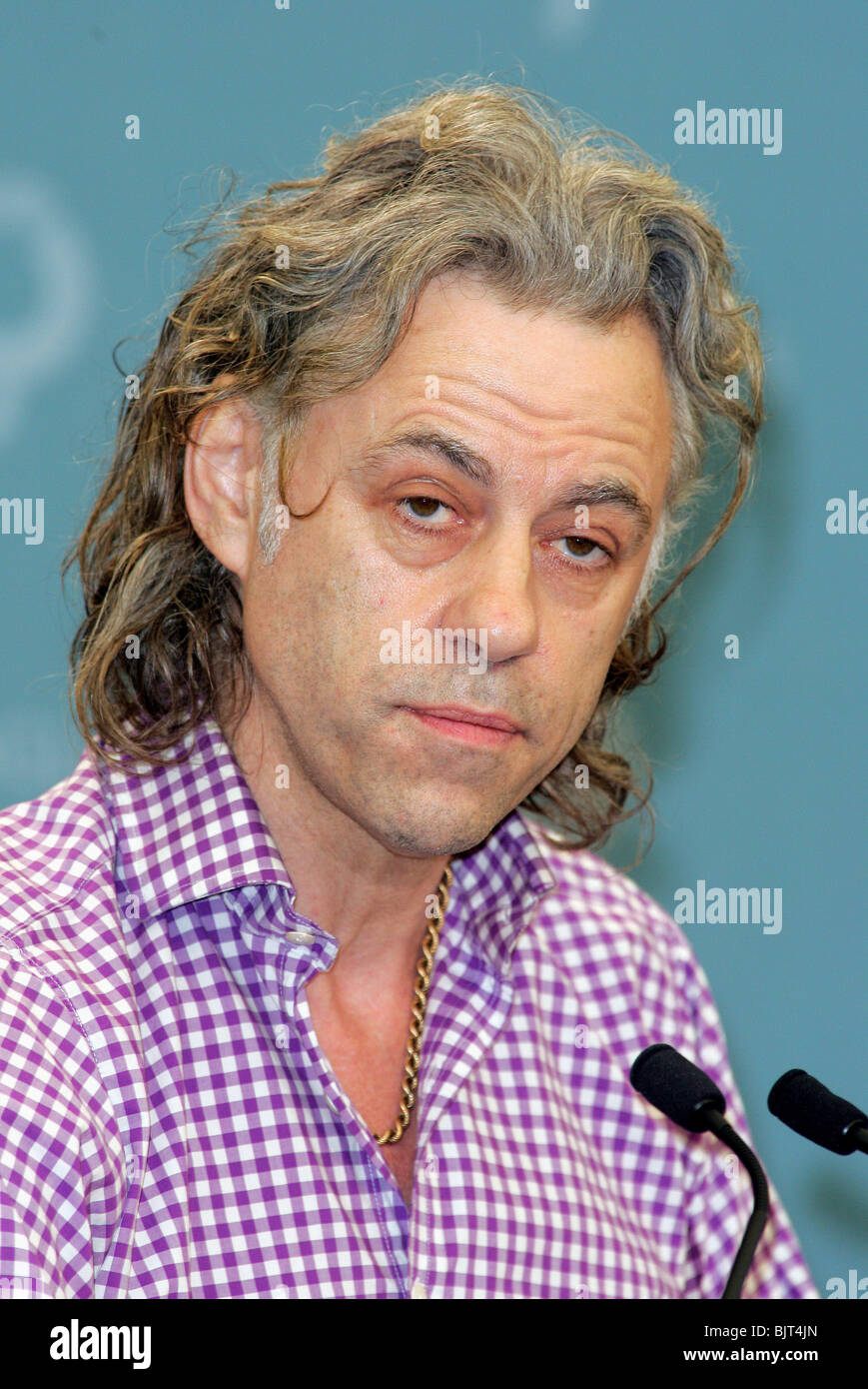 SIR BOB GELDOF G8 SUMMIT 2005 GLENEAGLES SCOTLAND 08 July 2005 Stock ...