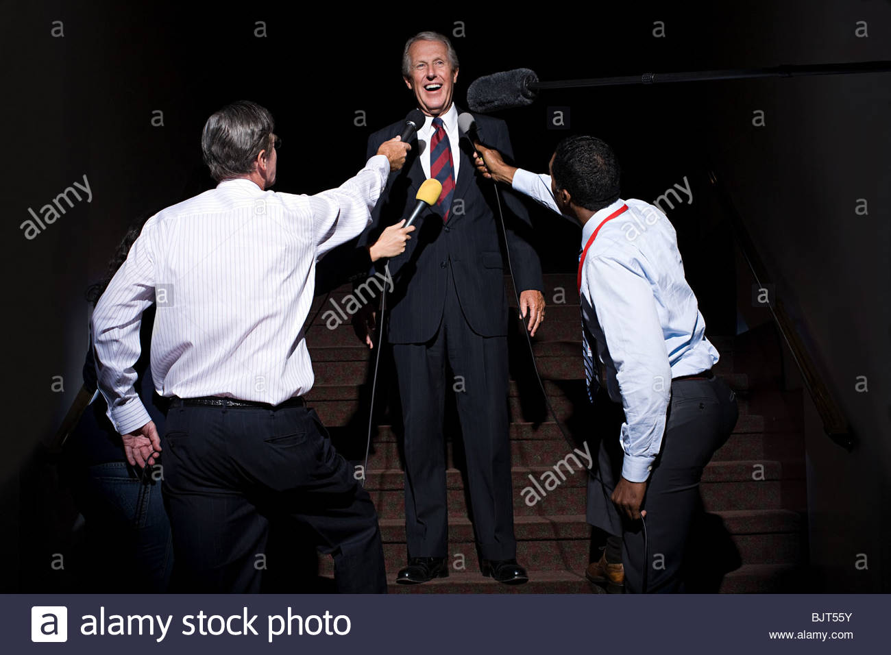 Interviewed Reporter Stock Photos & Interviewed Reporter Stock Images ...