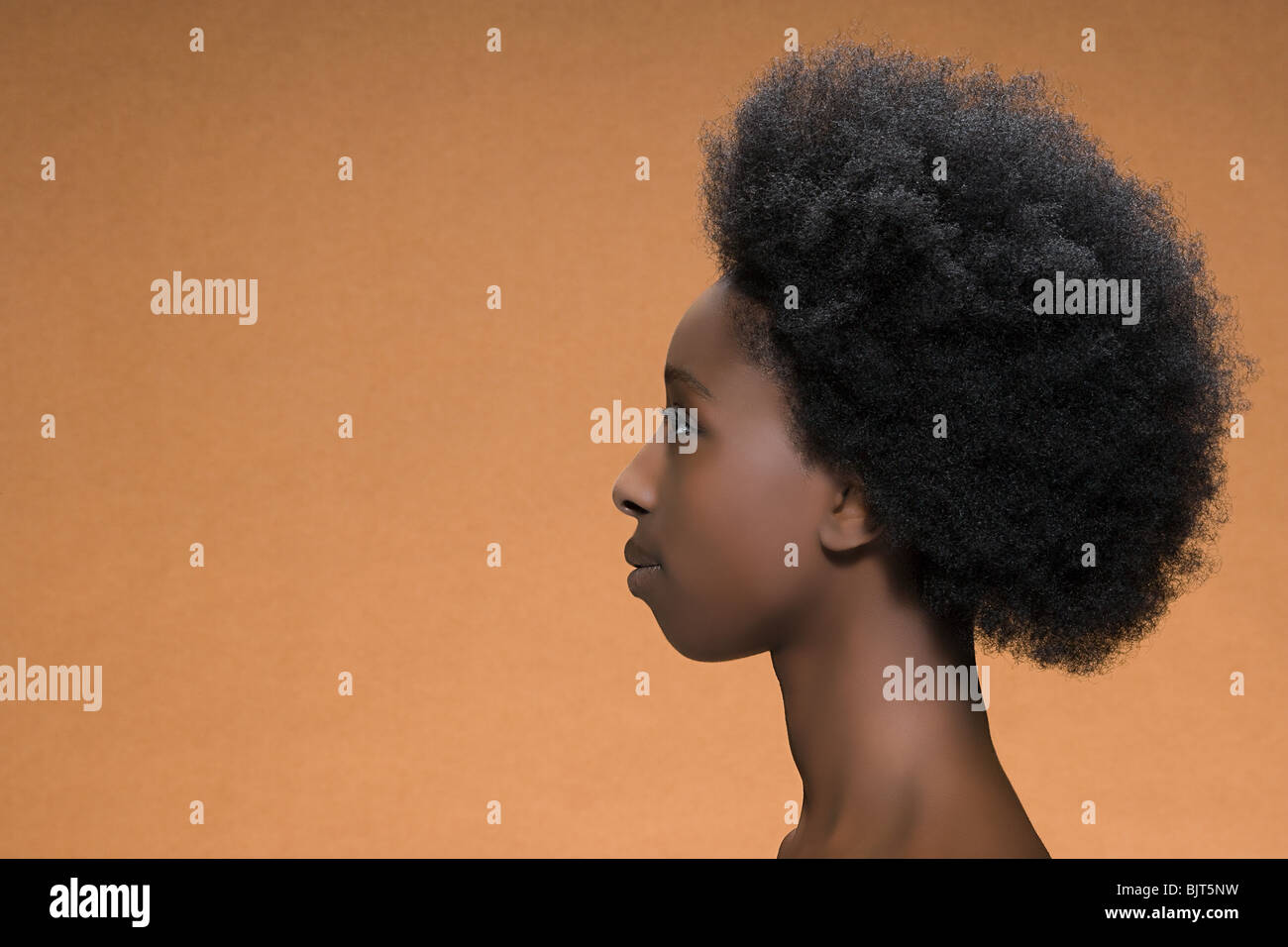 Profile of a woman Stock Photo - Alamy