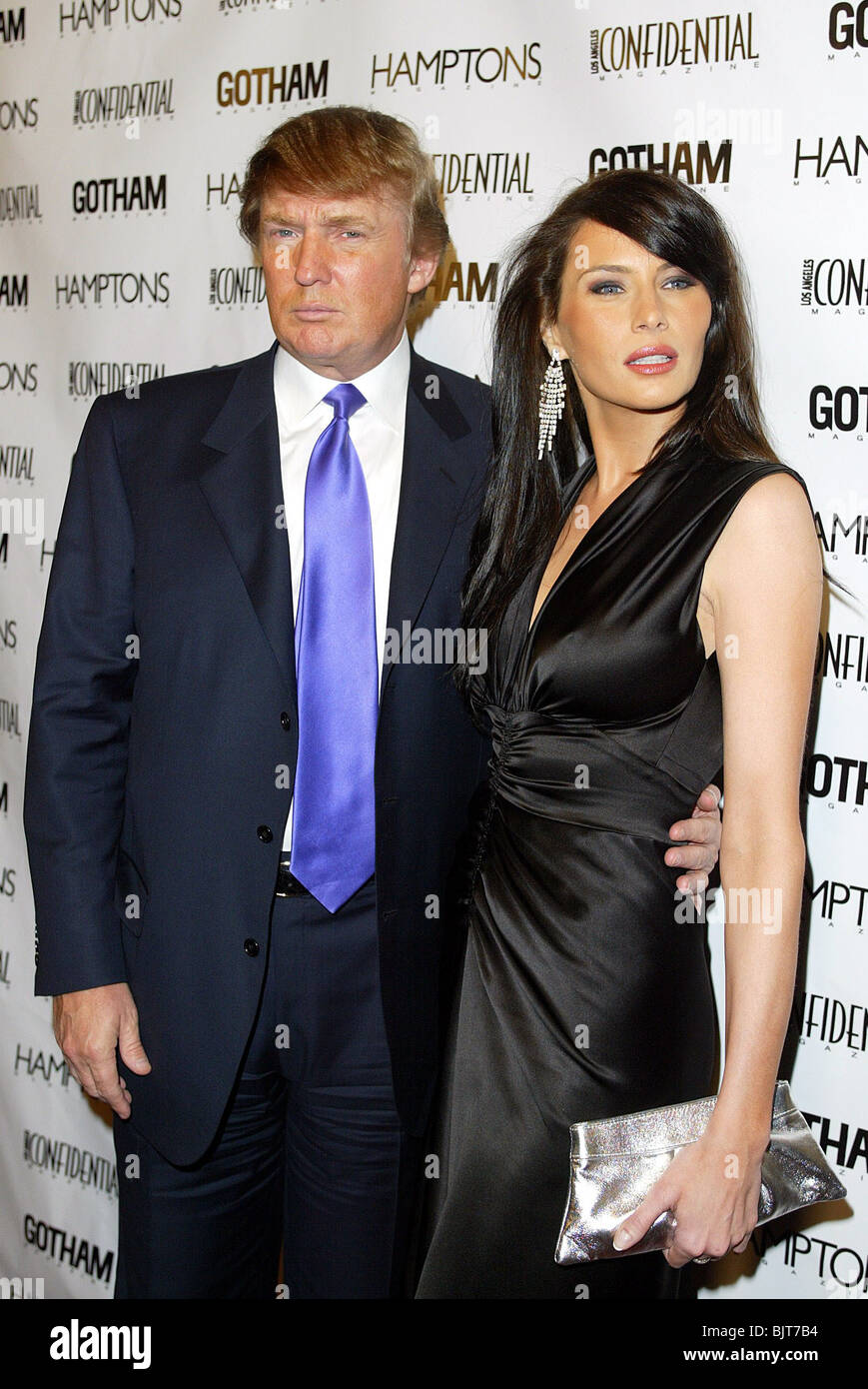 DONALD TRUMP & MELANIA KNAUSS LA CONFIDENTIAL AND GOTHAM MAGAZINE THE ...