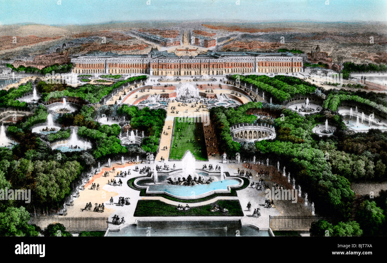 The Palace of Versailles, Paris, France, early 20th century Stock Photo ...