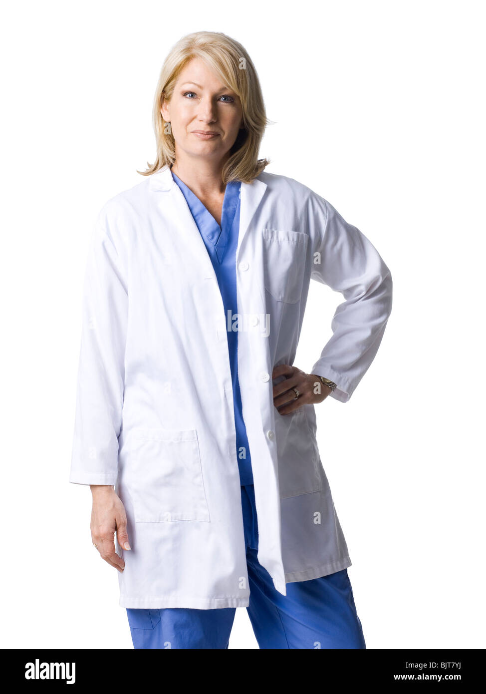 Studio portrait of female doctor Stock Photo - Alamy
