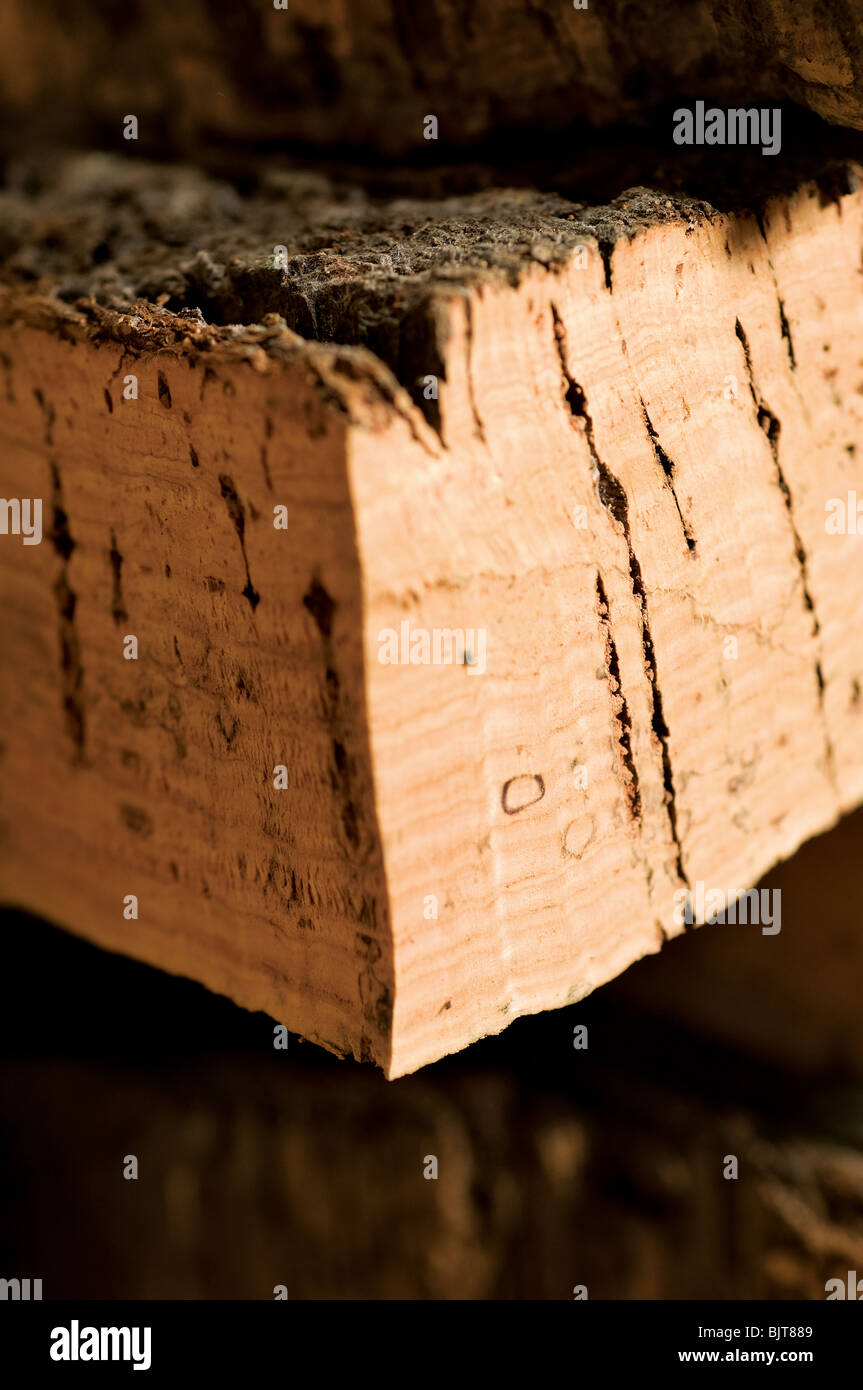 Cork bark pile hi-res stock photography and images - Alamy