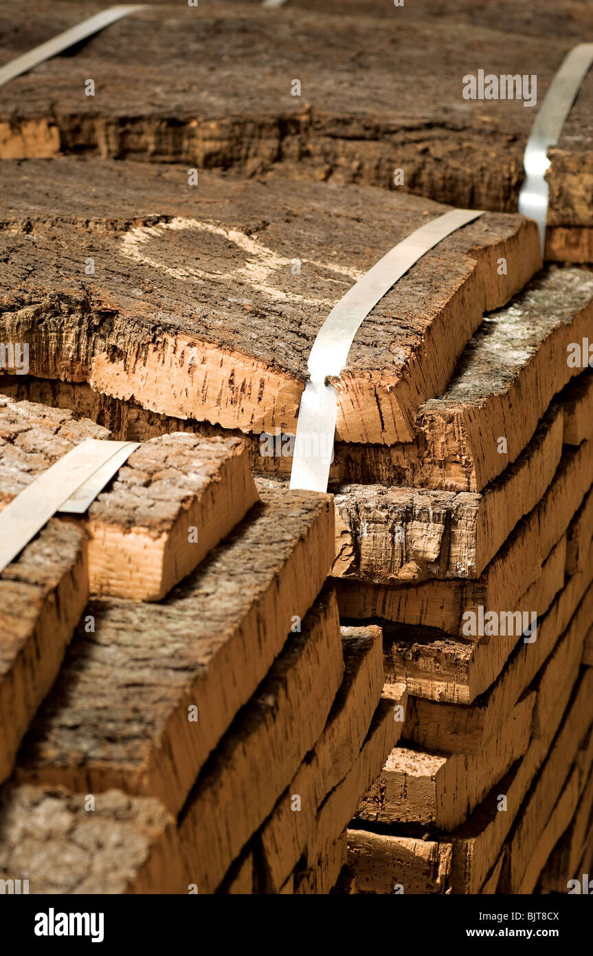 Cork bark pile hi-res stock photography and images - Alamy