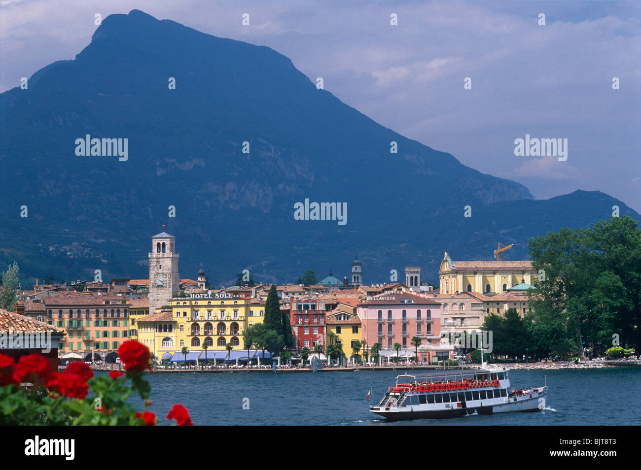 View of Riva and Lake Garda Stock Photo - Alamy