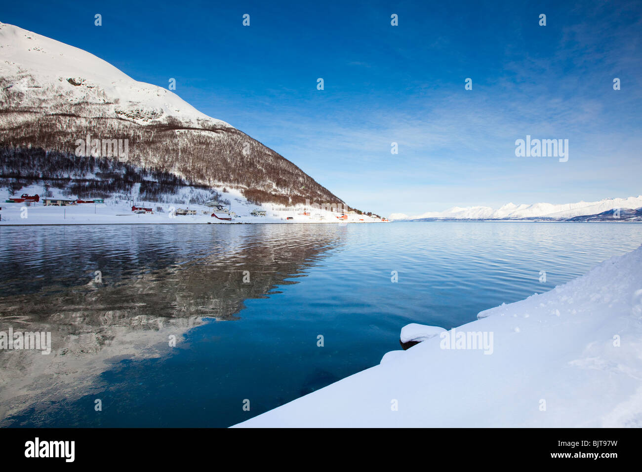 Tromso fjord in winter hi-res stock photography and images - Alamy