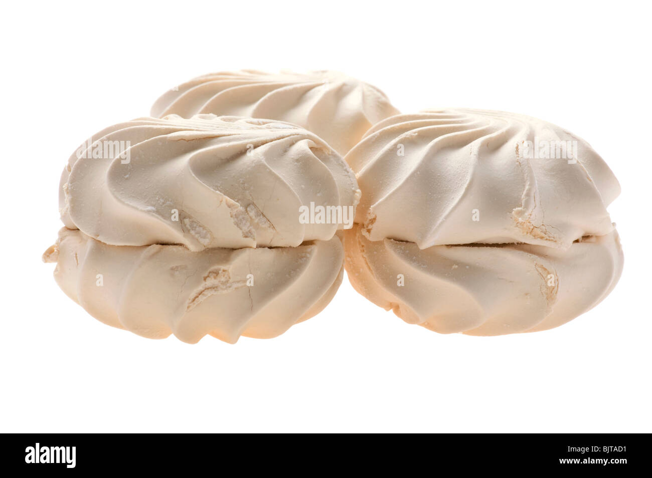 object on white - food zephyr close up Stock Photo - Alamy