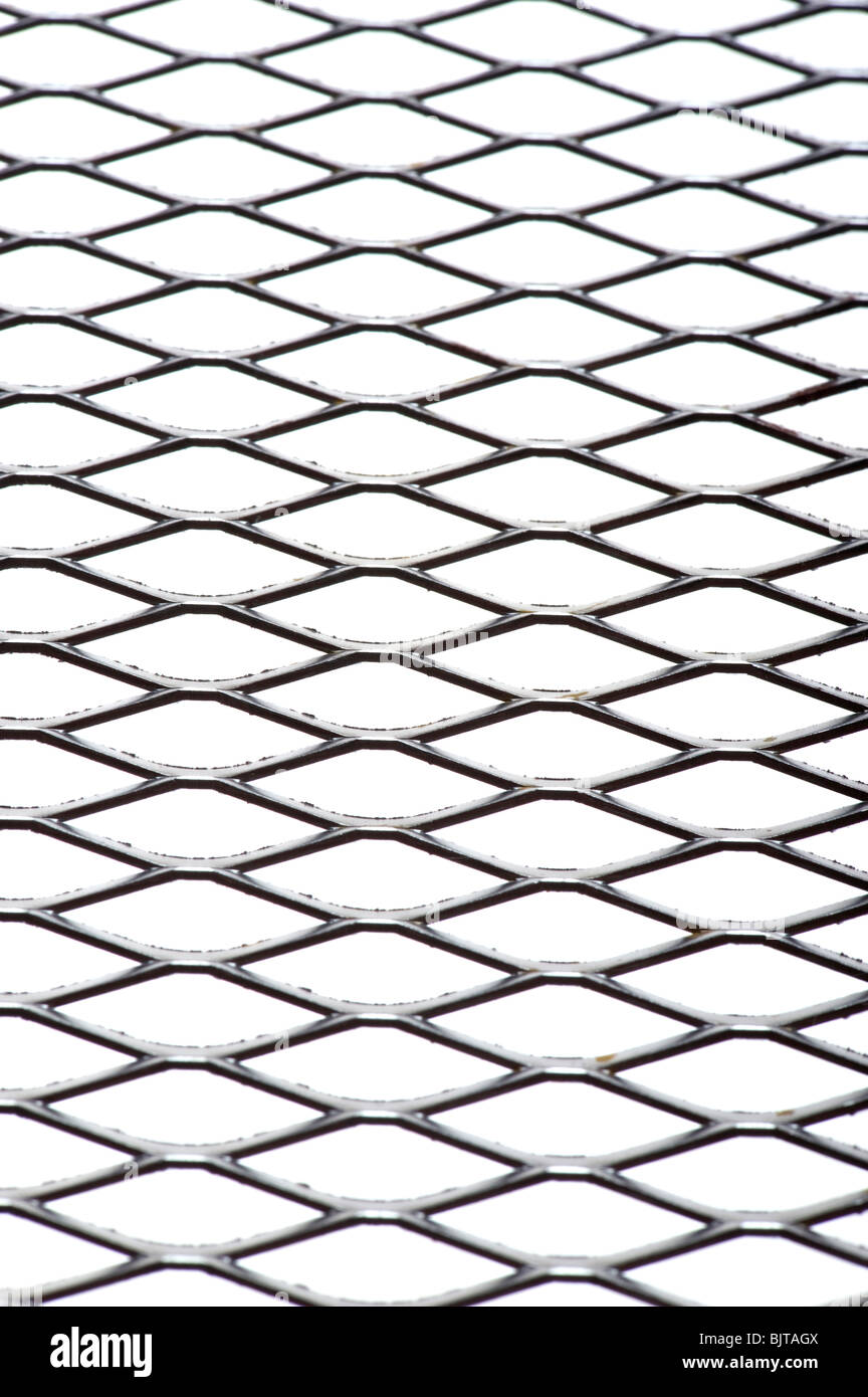 object on white - tool steel punched metal Stock Photo - Alamy