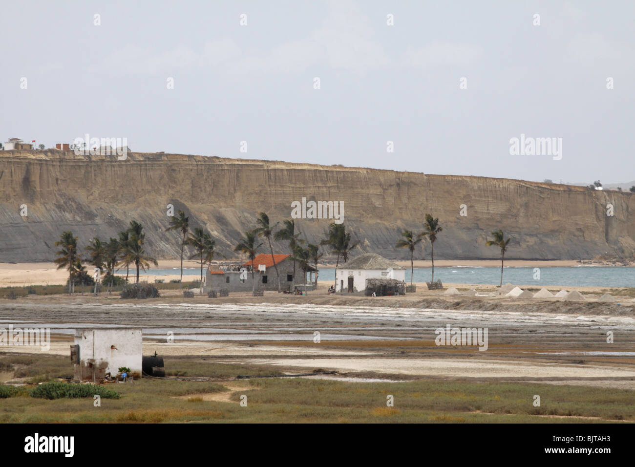 The sandstone cliffs in Port Amboim. Kwanza Sul Province, Angola ...