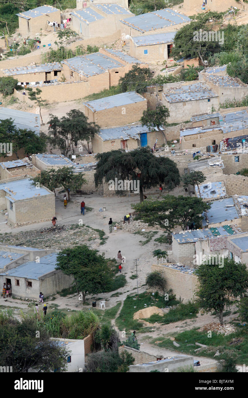 Views of barrios in Lubango city. Huila Province, Angola. Africa ...