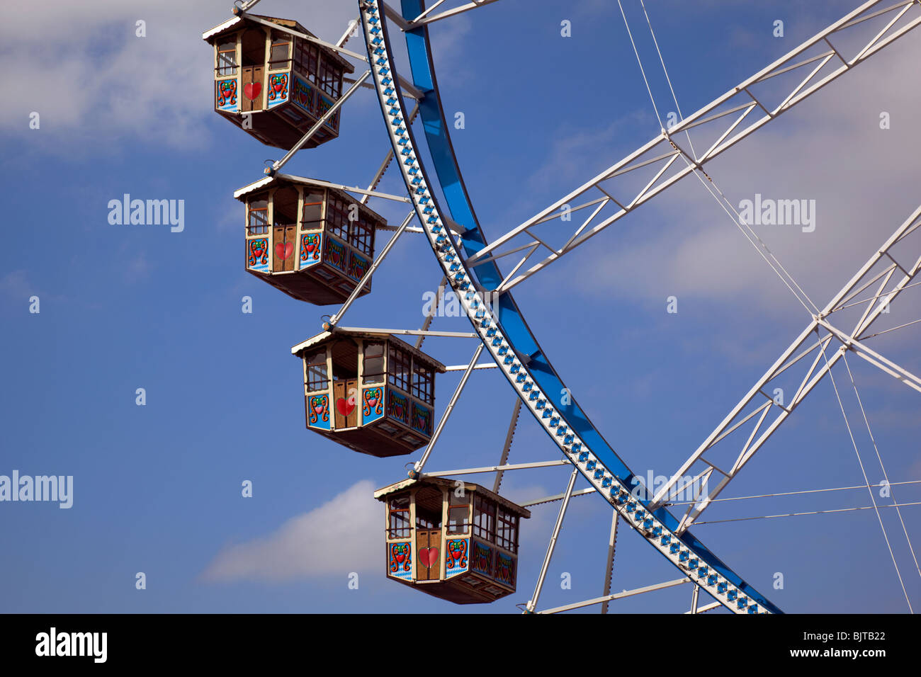 Giant Ferris Wheel, Oktoberfest, Munich, Bavaria, Germany, Europe Stock ...