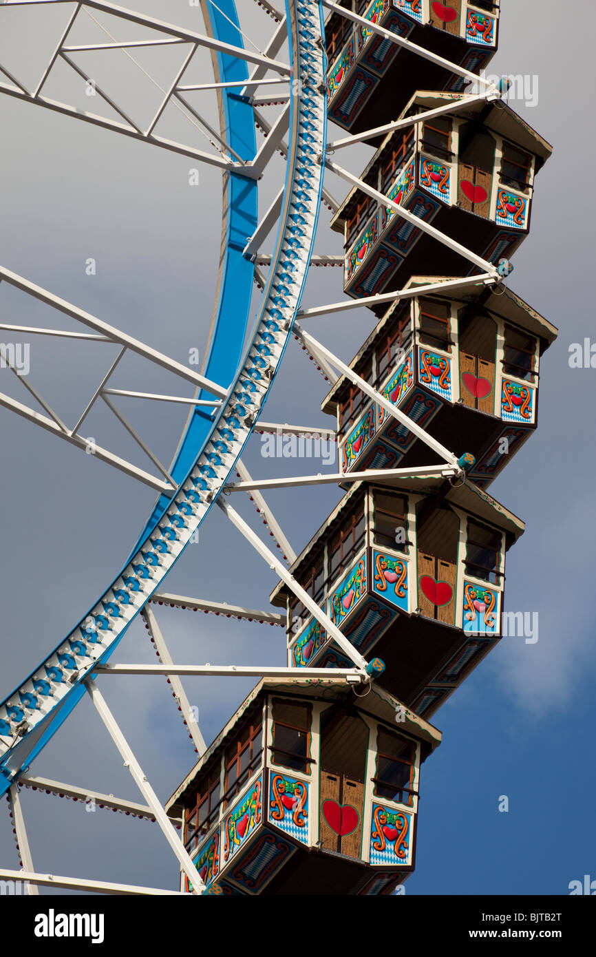 Giant Ferris Wheel, Oktoberfest, Munich, Bavaria, Germany, Europe Stock ...