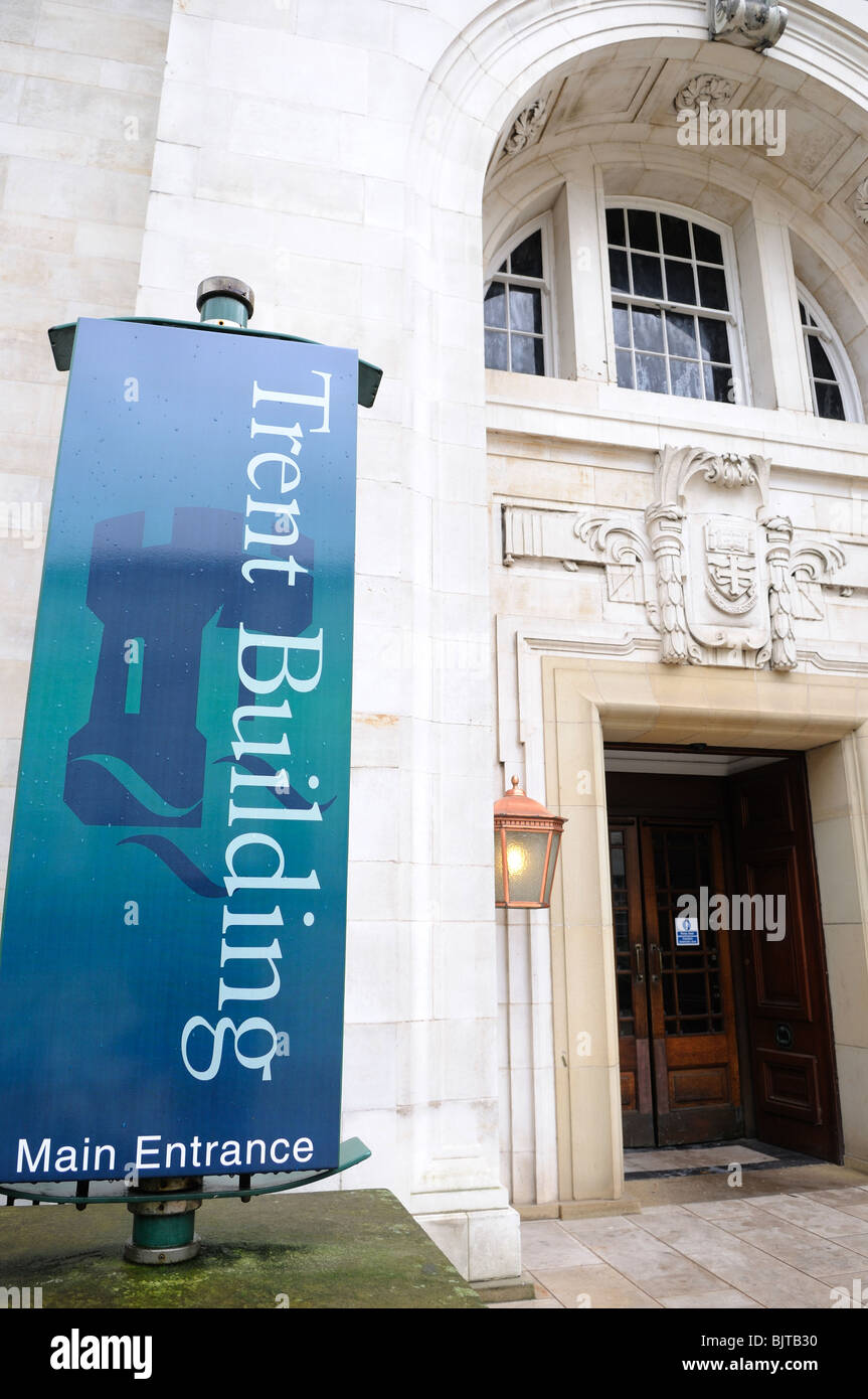 The Nottingham University Trent Building Stock Photo - Alamy