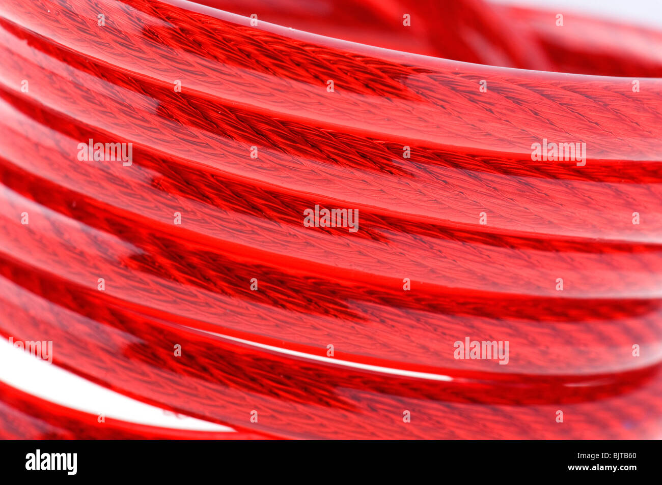 object on white - tool steel cord Stock Photo - Alamy