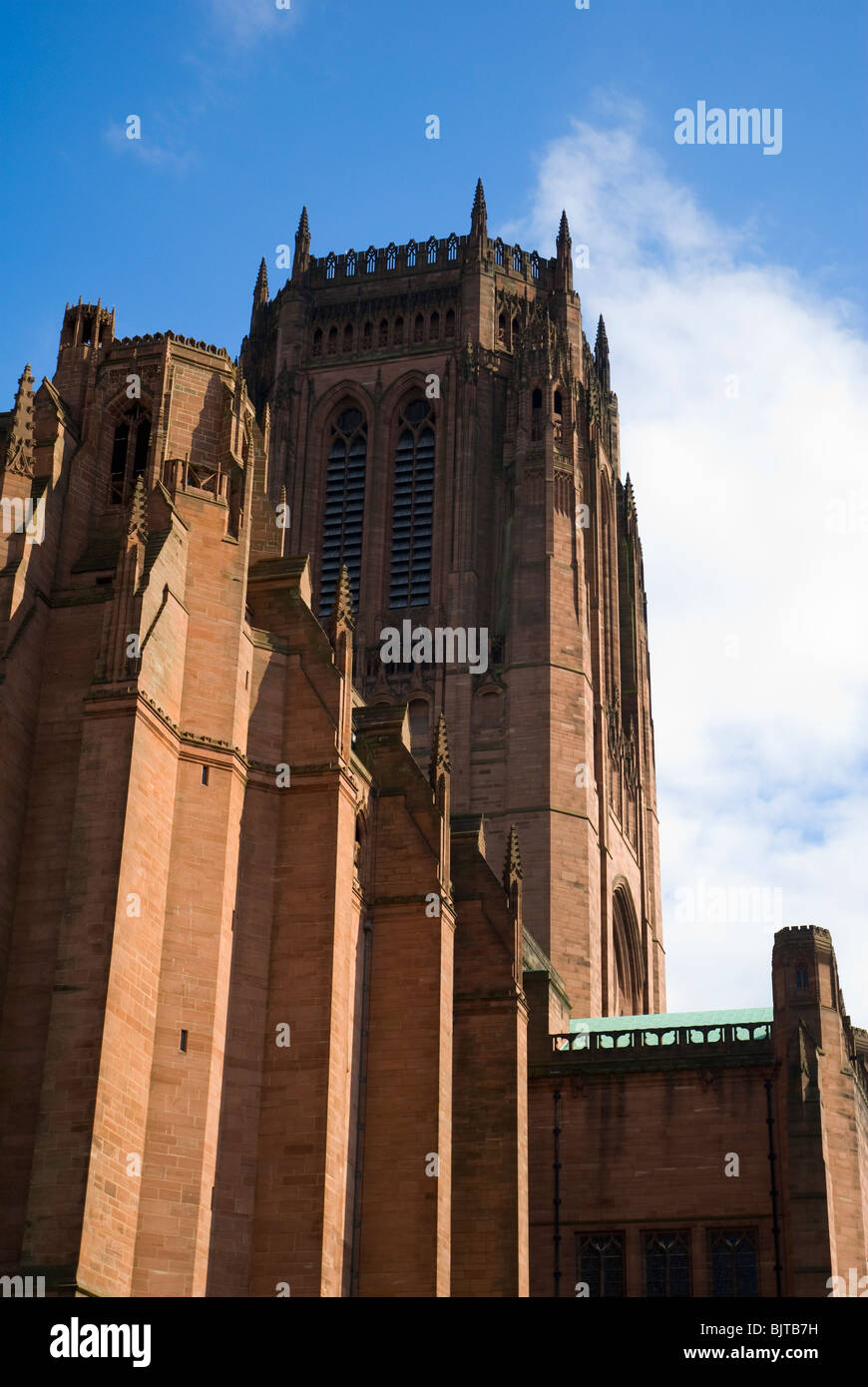 The Anglican Cathedral, Liverpool. Officially the Cathedral Church of ...