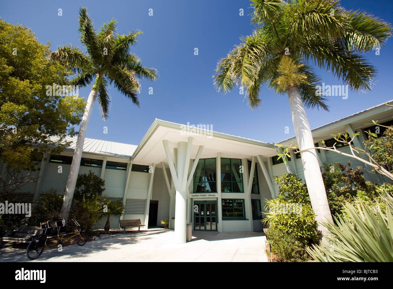 Sanibel Public Library - Sanibel Island, Florida USA Stock Photo - Alamy