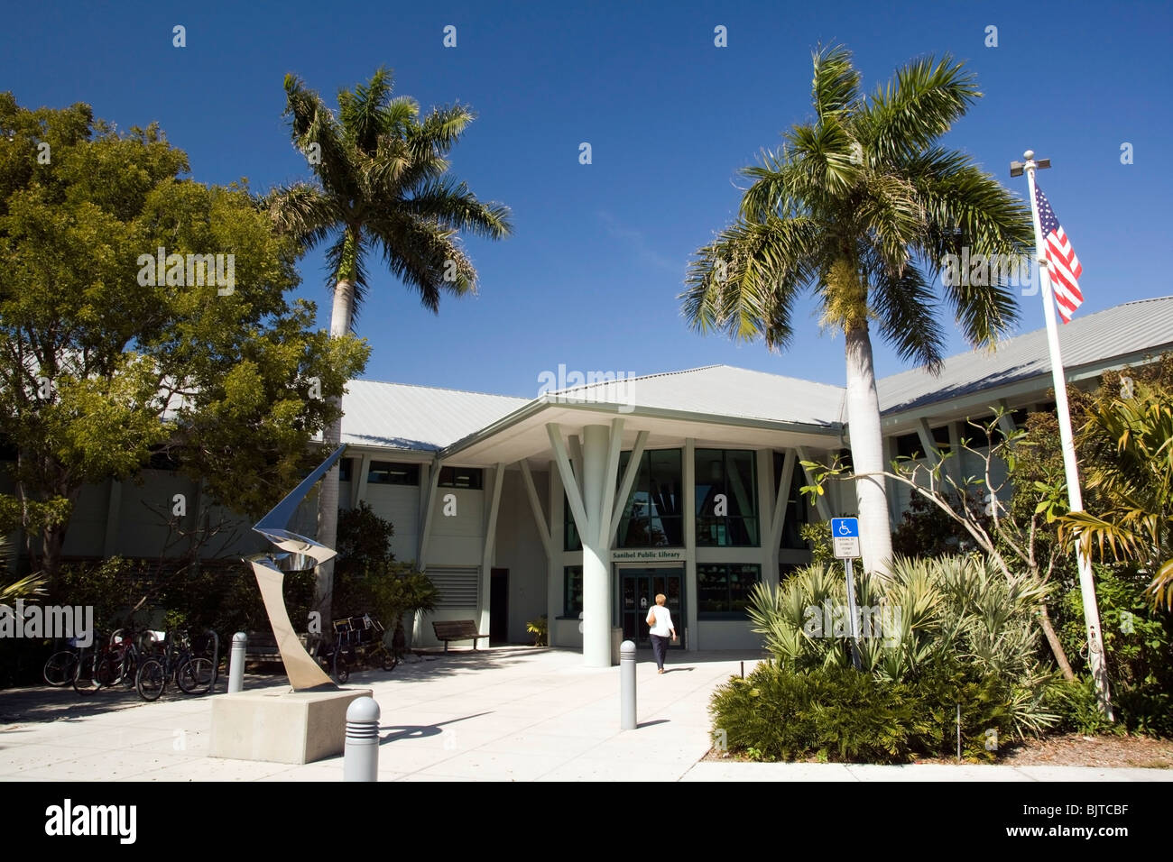 Sanibel Public Library - Sanibel Island, Florida USA Stock Photo - Alamy