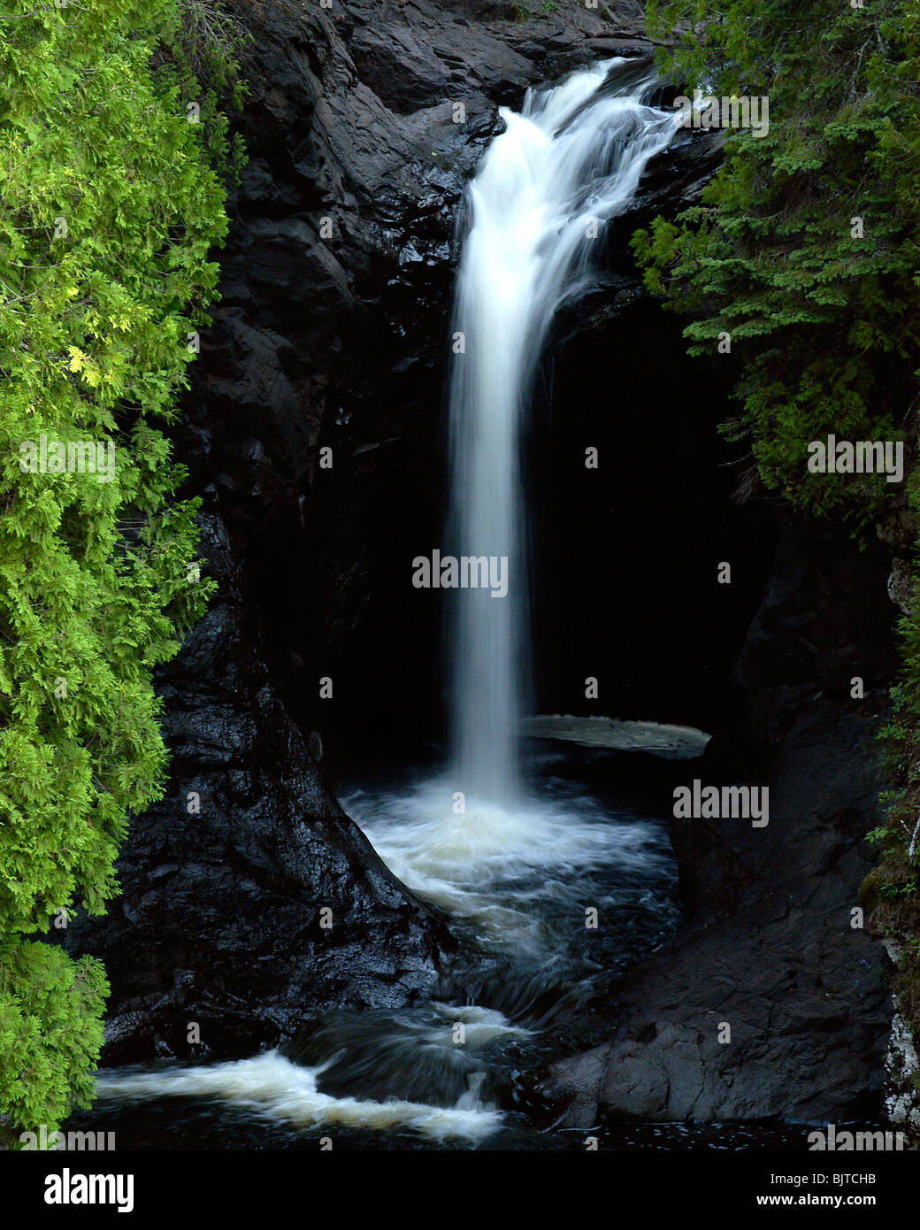 Cascade Falls at Cascade River State Park Minnesota Stock Photo - Alamy