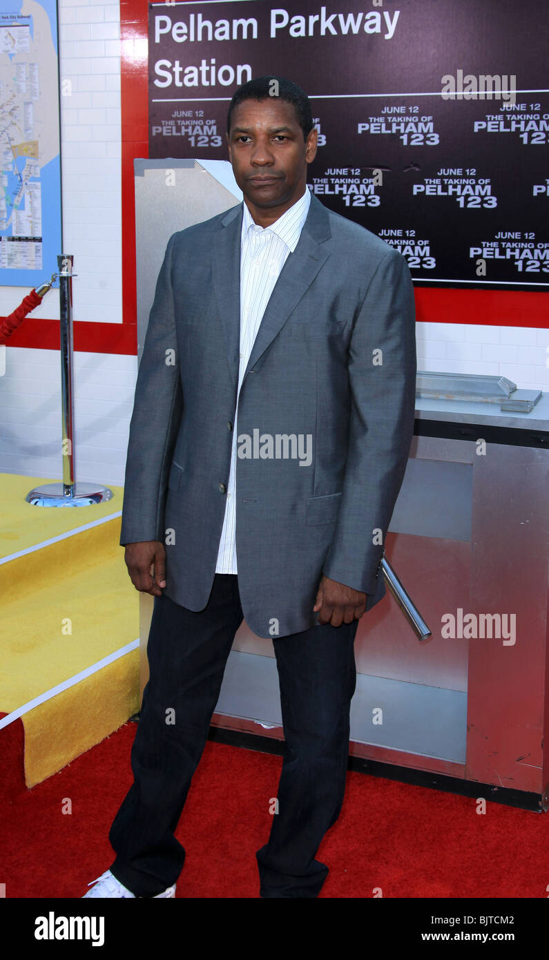 DENZEL WASHINGTON THE TAKING OF PELHAM 123 LOS ANGELES PREMIERE ...