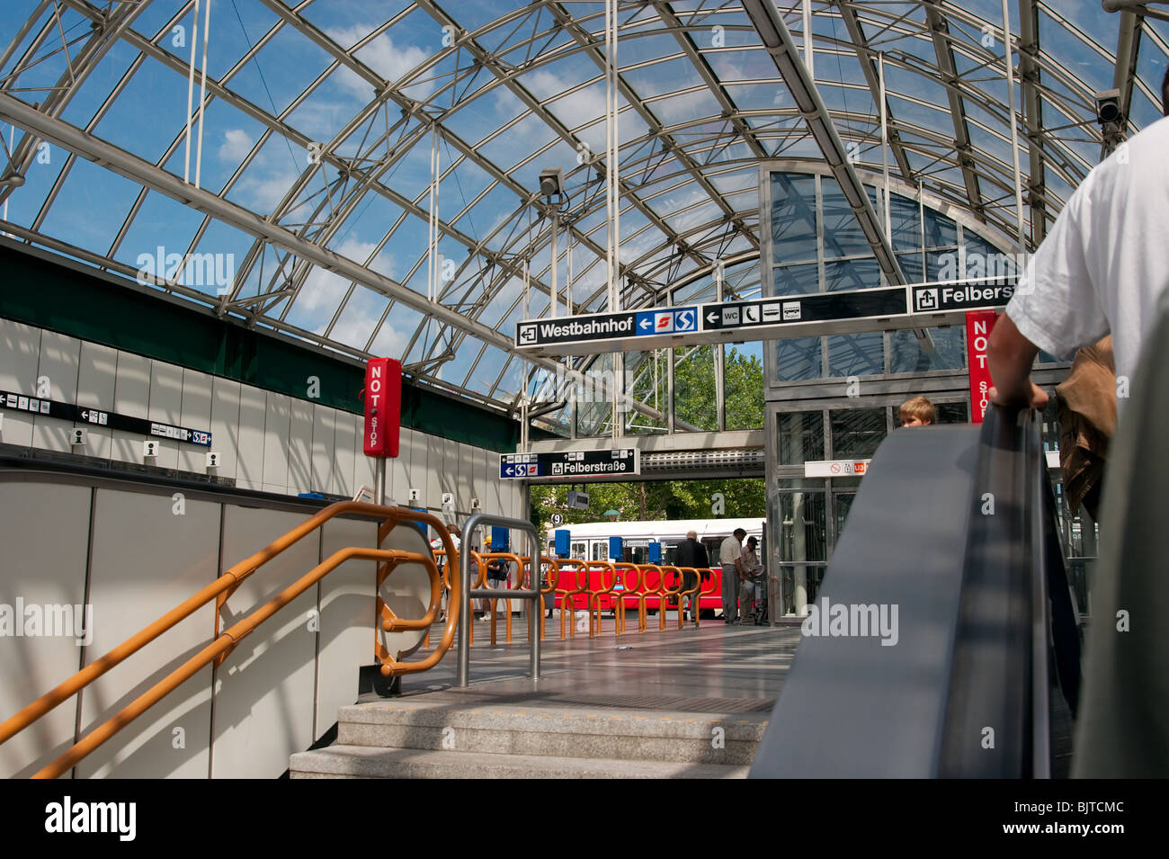 Transportation terminal in Vienna Stock Photo - Alamy