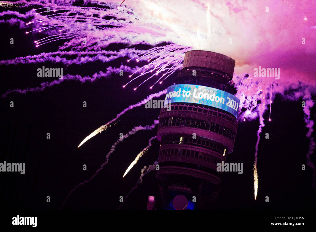 Bt tower fireworks hi-res stock photography and images - Alamy