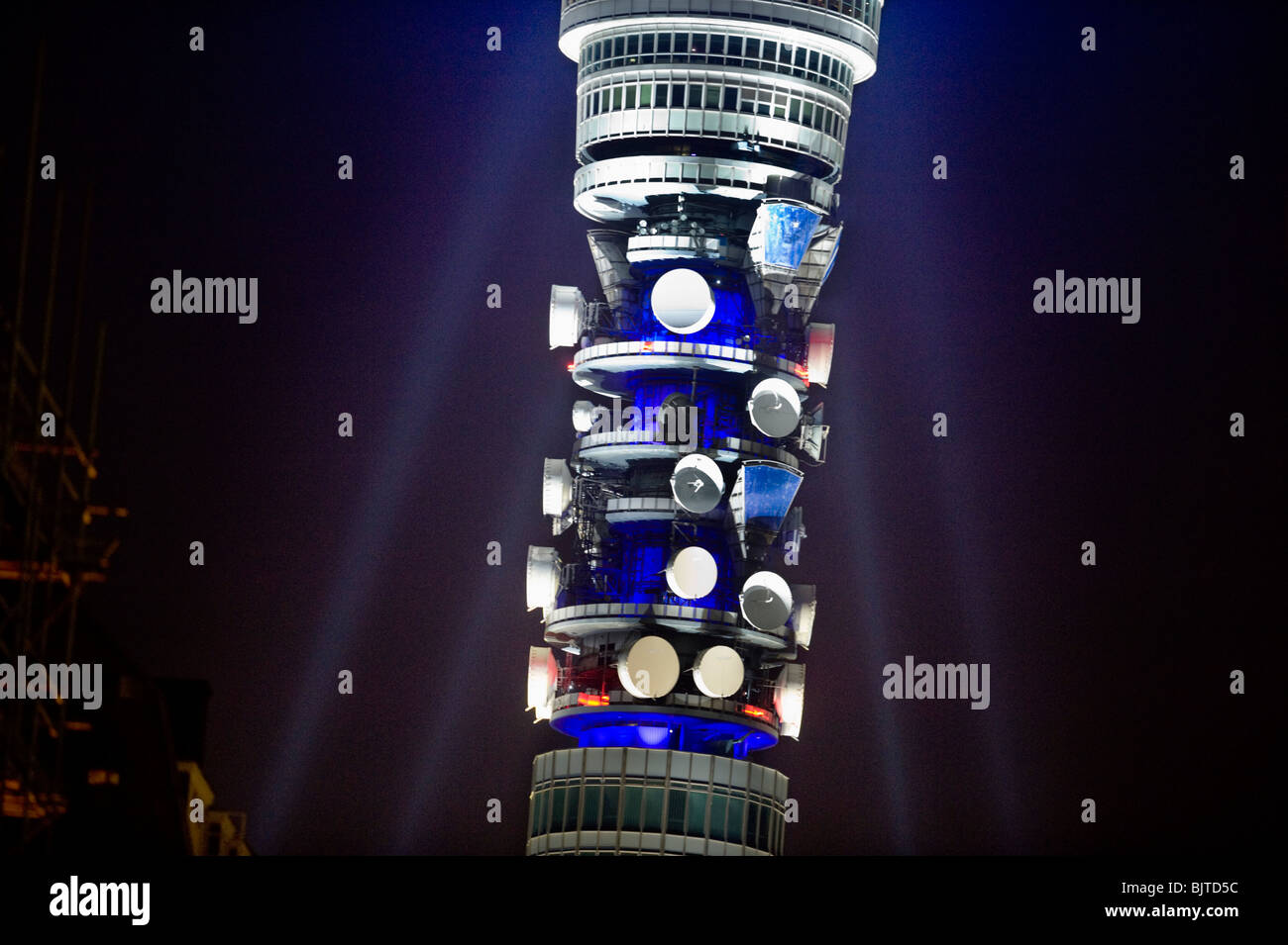 Bt tower london night hi-res stock photography and images - Alamy