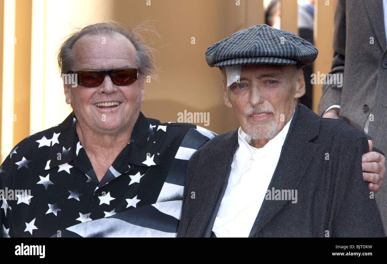 JACK NICHOLSON DENNIS HOPPER DENNIS HOPPER HOLLYWOOD WALK OF FAME LOS ...