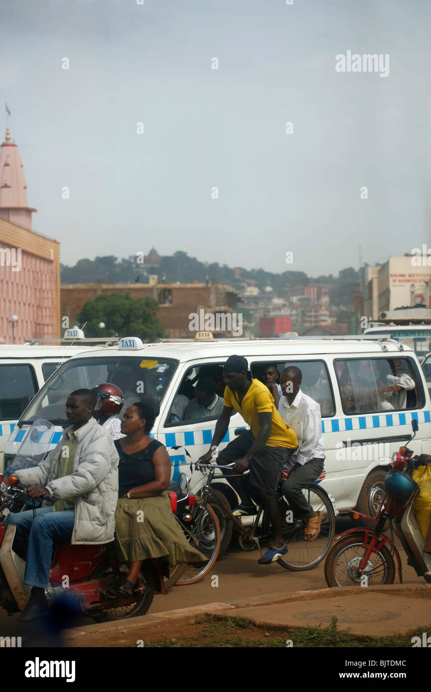 Rush Hour and traffic jam. Kampala. Uganda. Africa. Picture by Zute ...
