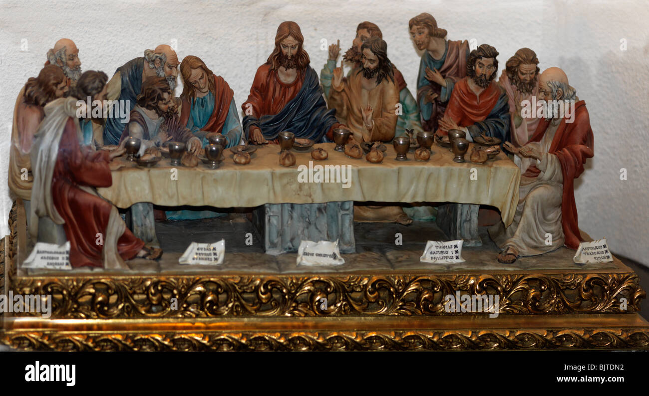 Model of the Last Supper Stock Photo - Alamy