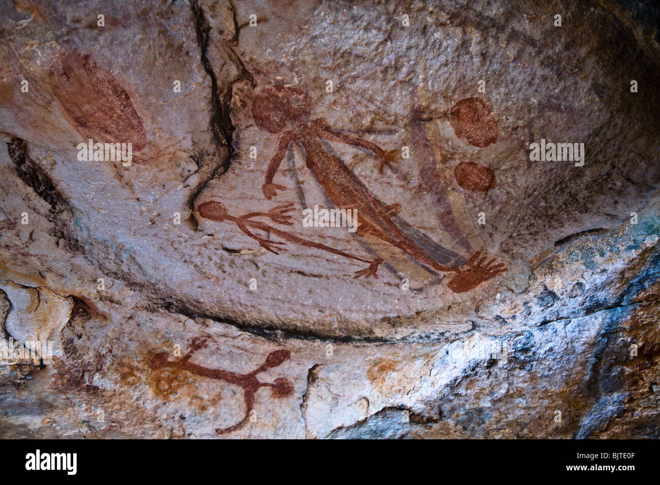 Gwion Gwion or Bradshaw rock art Jar Island Vansittart Bay Australia ...