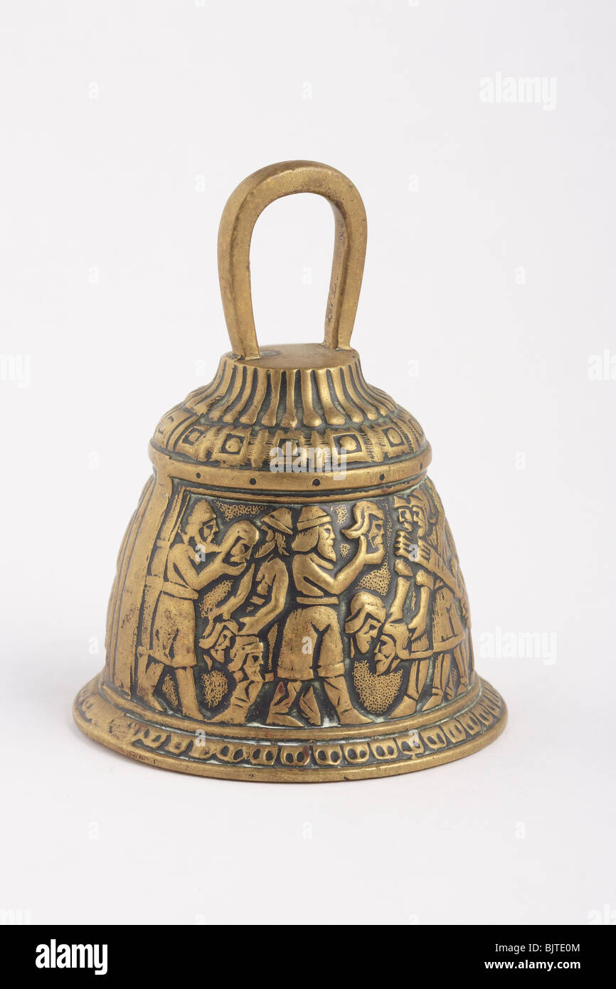 Ornate metal bell Stock Photo - Alamy