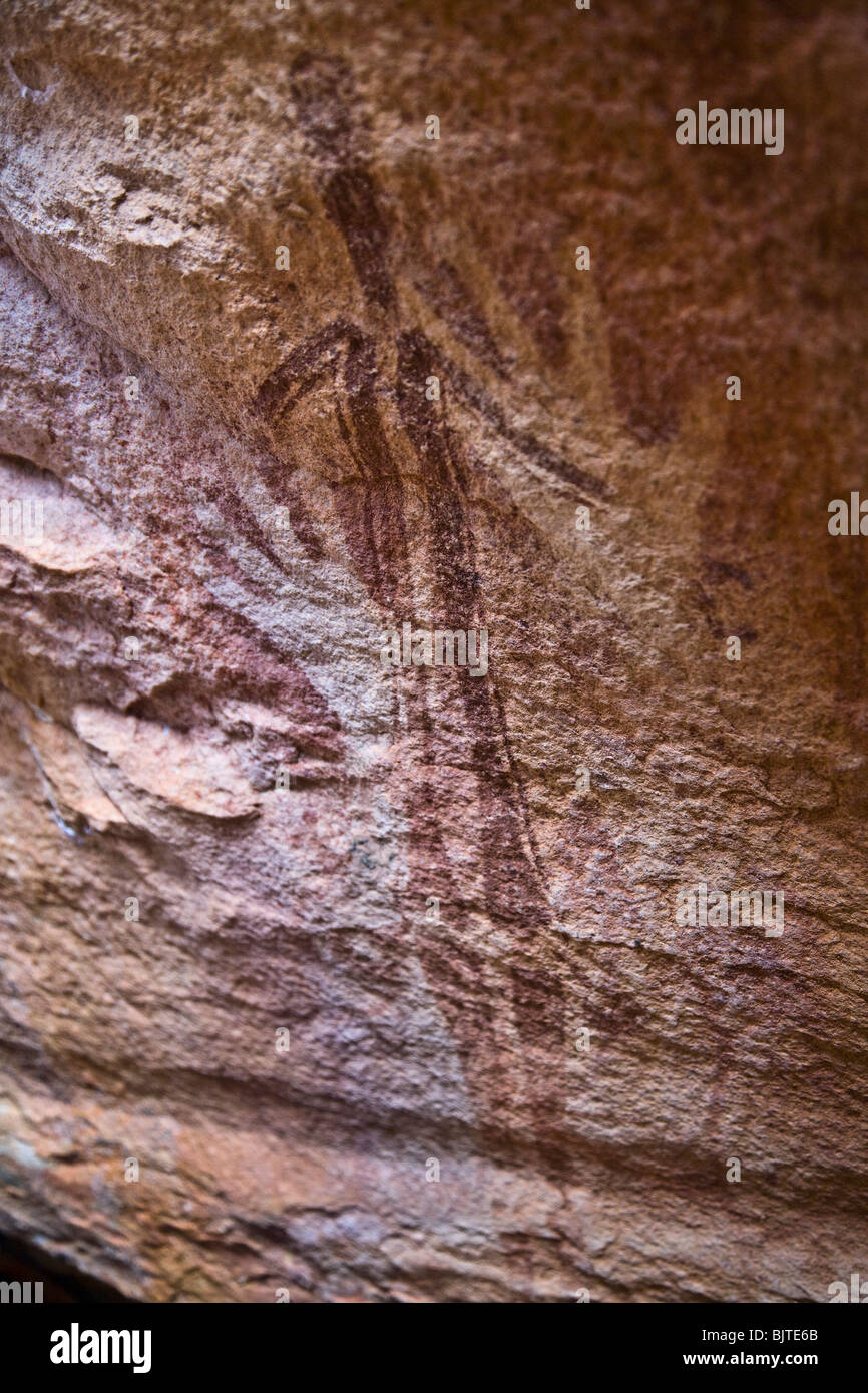 Gwion Gwion or Bradshaw rock art Jar Island Vansittart Bay Australia ...