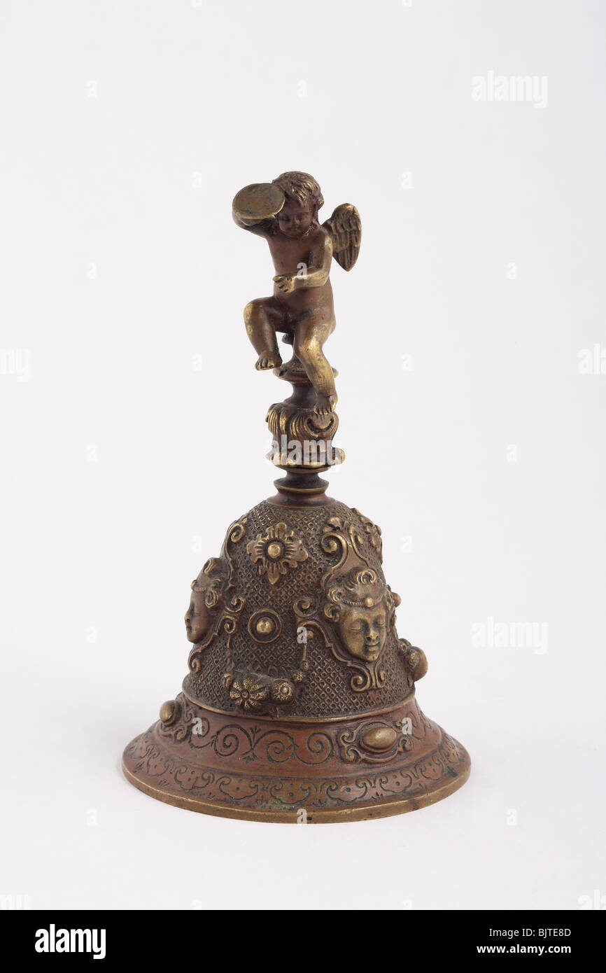 Antique angel Bell Stock Photo - Alamy