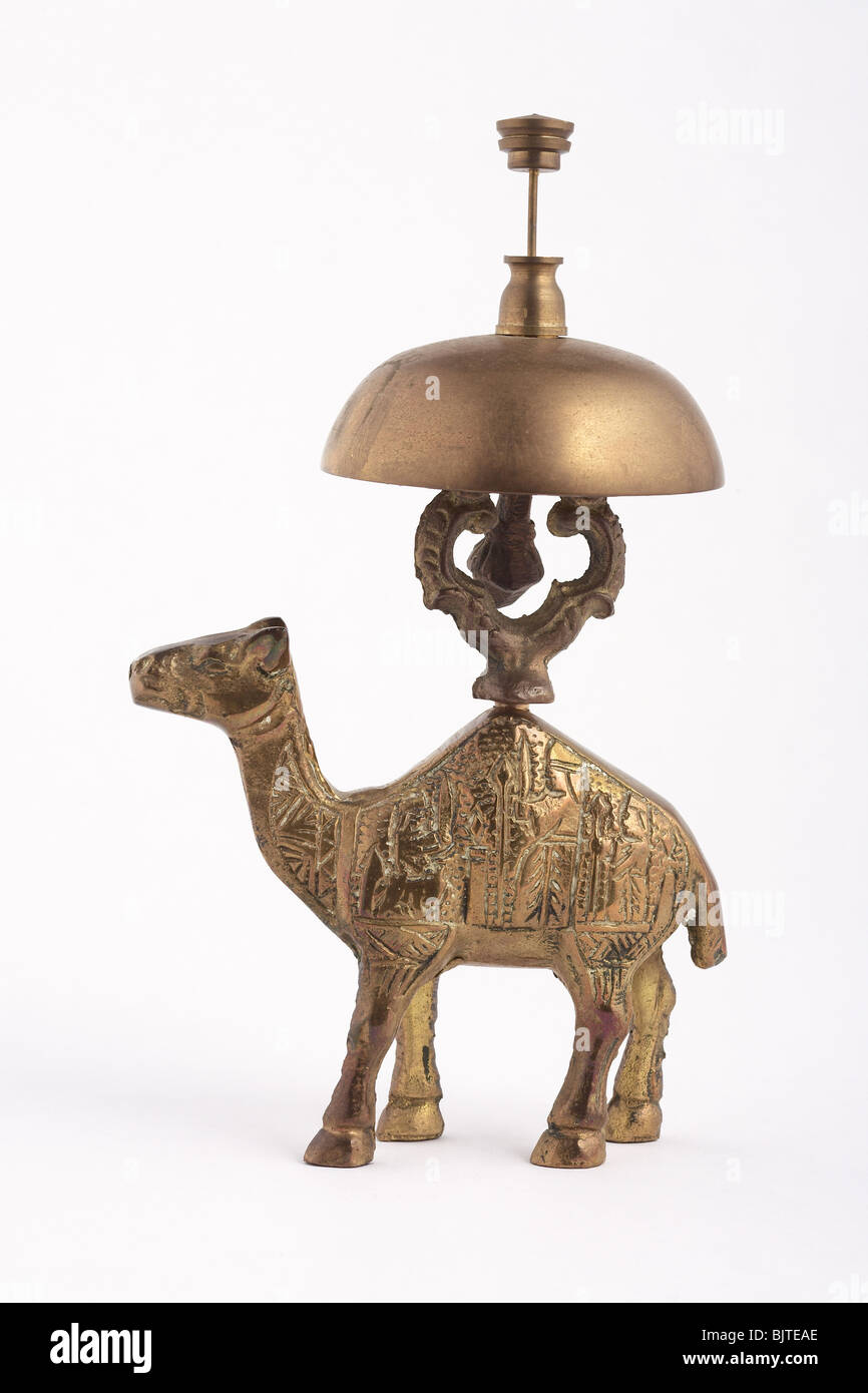 Antique Camel Tap Bell Stock Photo - Alamy