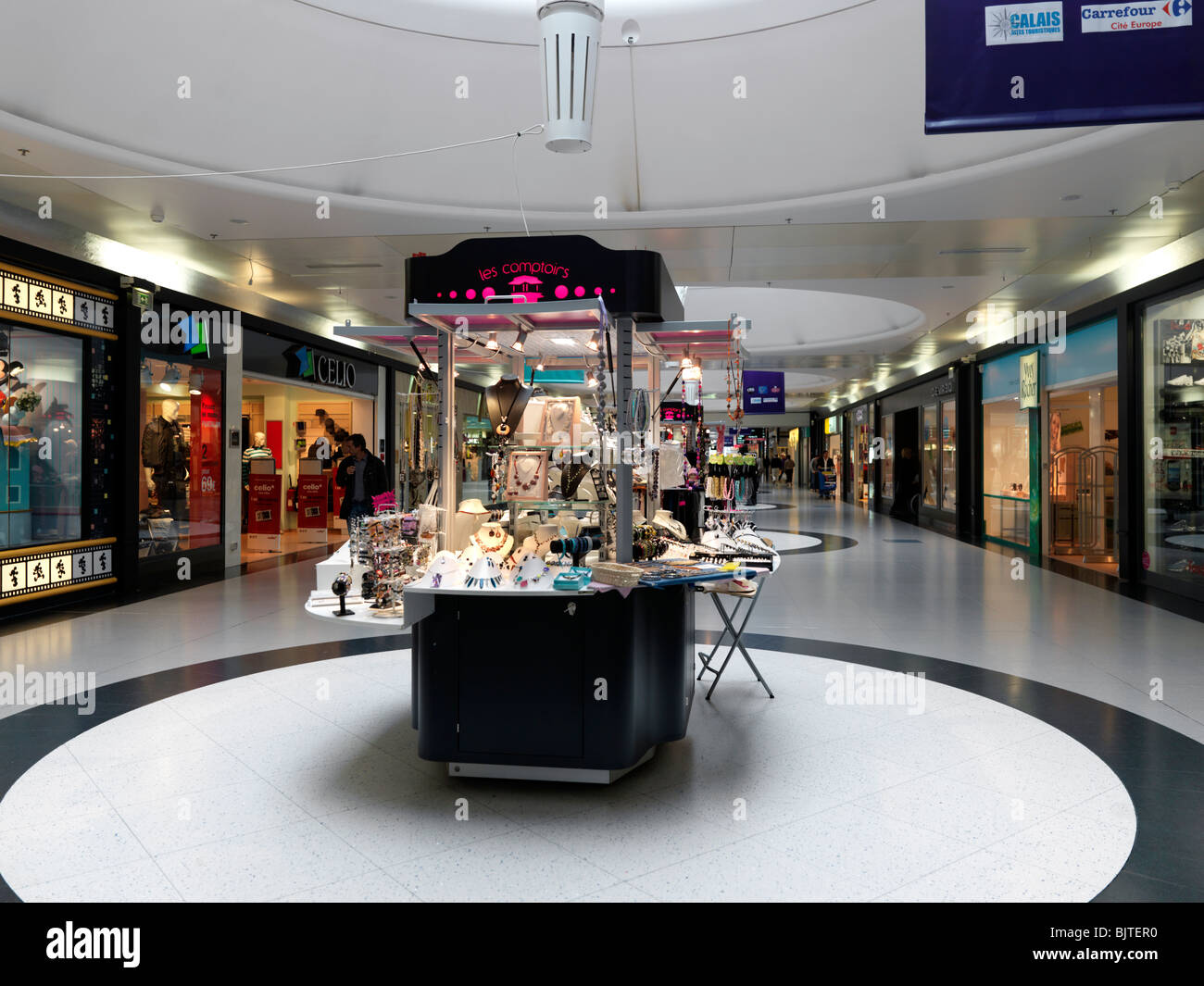 Calais France Cite Europe Shopping Centre Jewellery Boutique Stock ...
