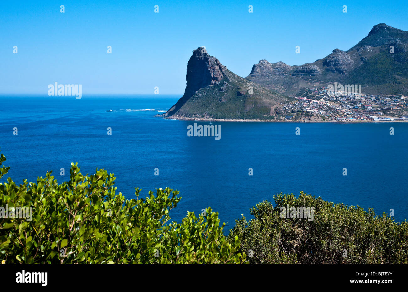 South Africa, Cape town, panoramic view of Hout bay Stock Photo - Alamy