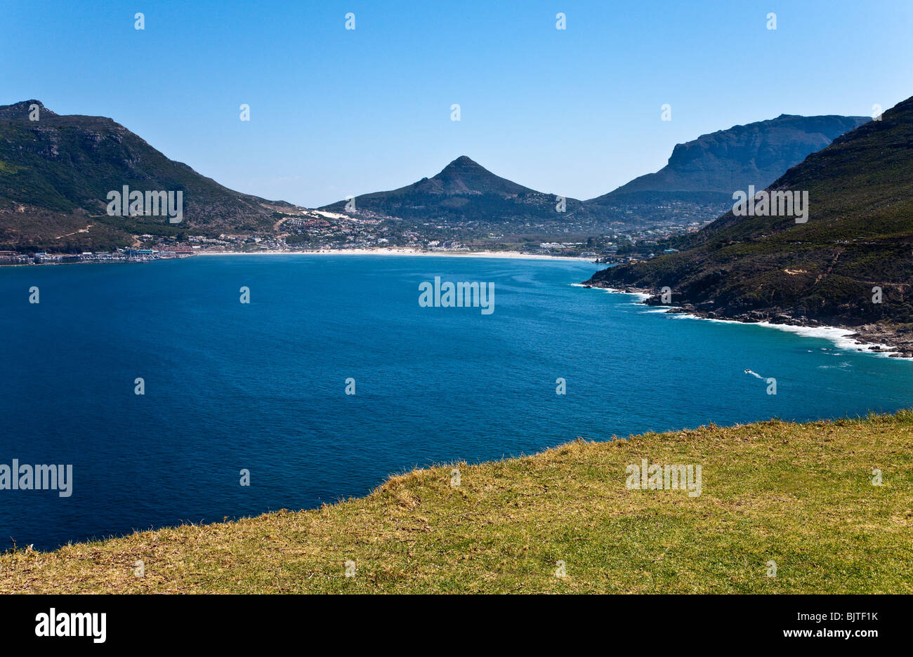 South Africa, Cape town, panoramic view of Hout bay Stock Photo - Alamy