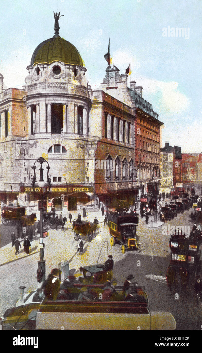 The Gaiety Theatre, Strand, London, 1907. Artist: Unknown Stock Photo ...