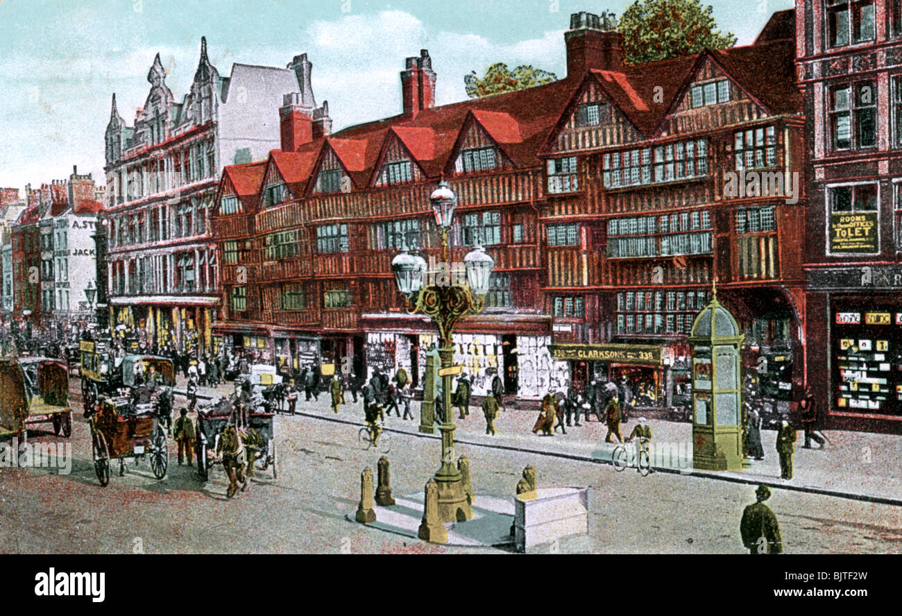 London street lamp 1910 hi-res stock photography and images - Alamy