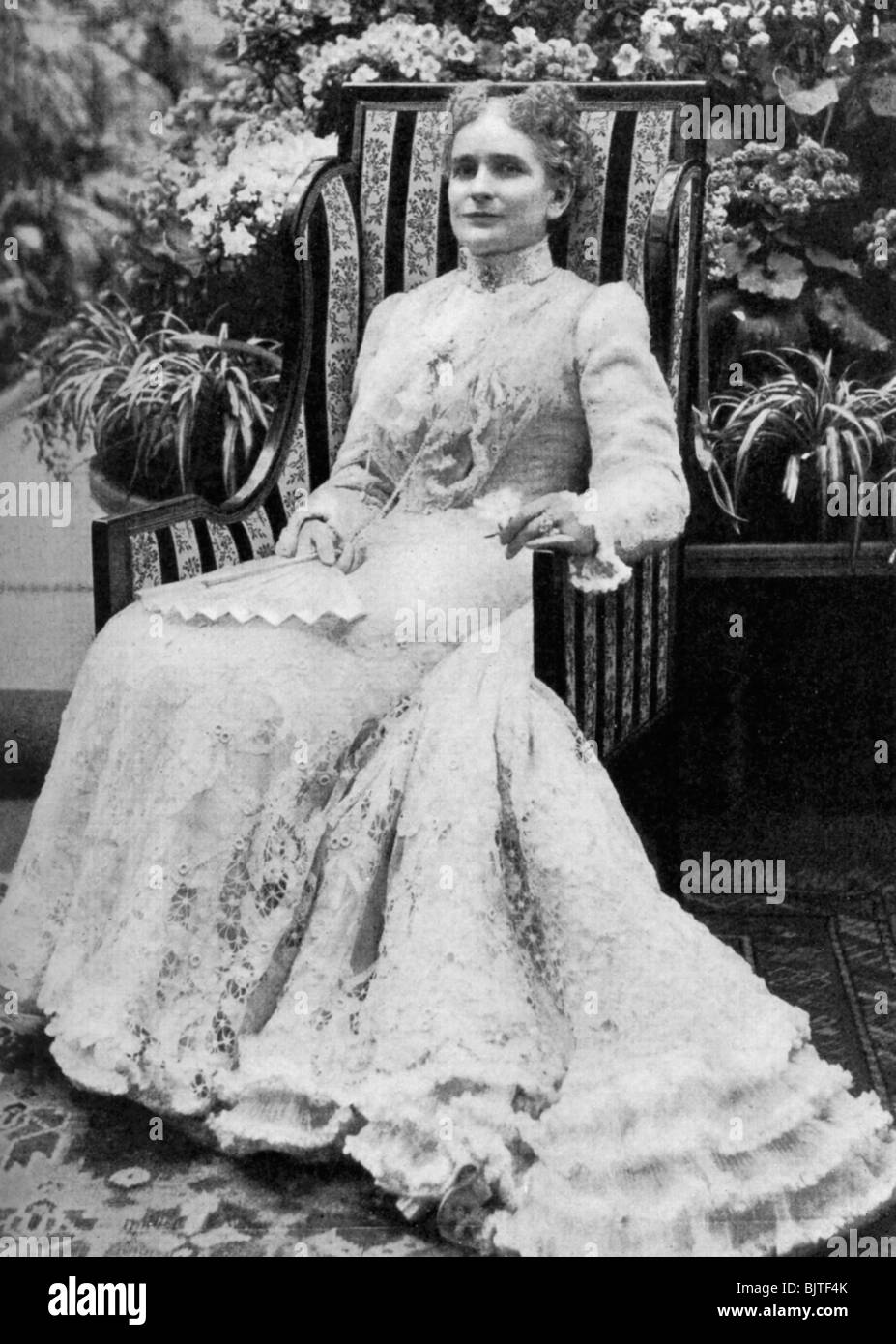 Ida Saxton McKinley, wife of American president William McKinley, c1900 ...
