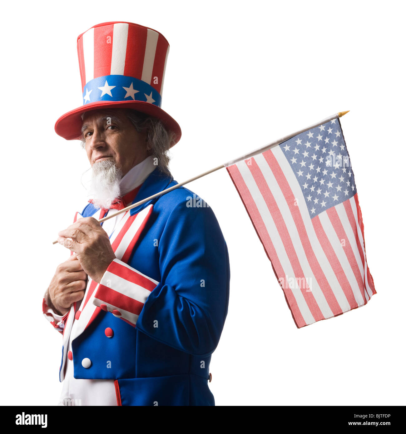 Uncle sam american flag on hi-res stock photography and images - Alamy