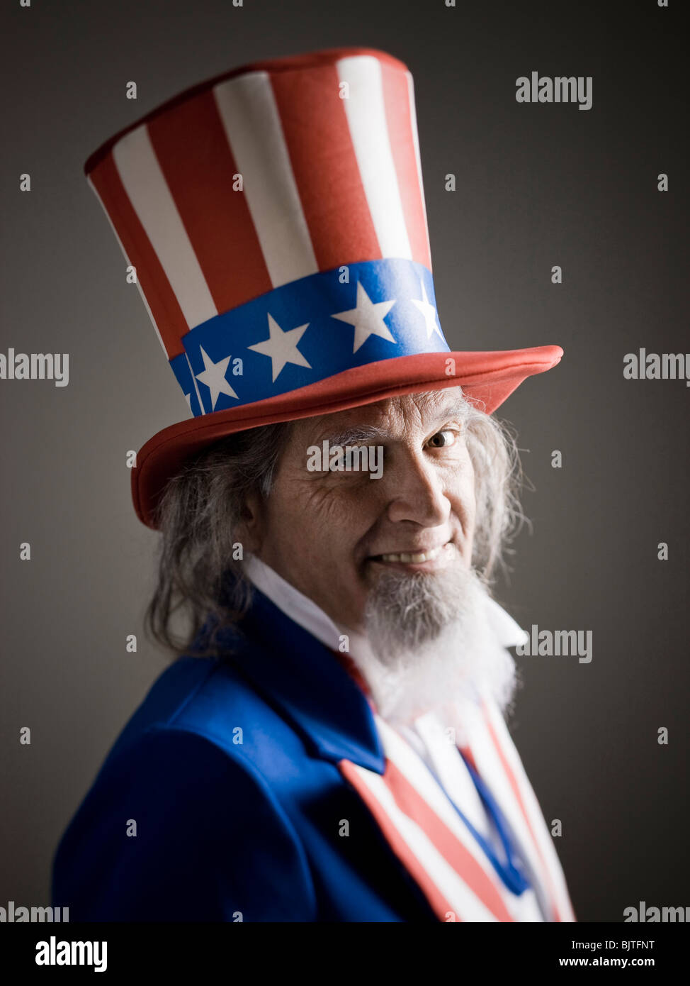 Portrait man in uncle sams hi-res stock photography and images - Alamy