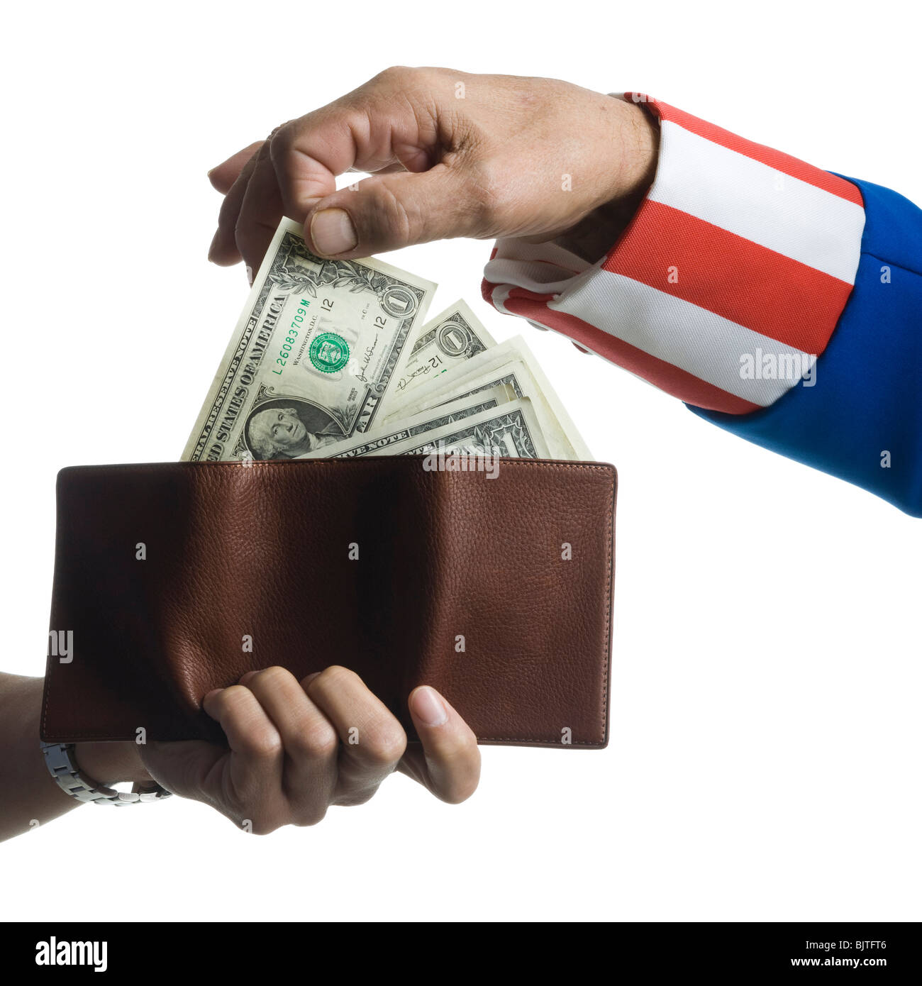 Taking Money From Wallet