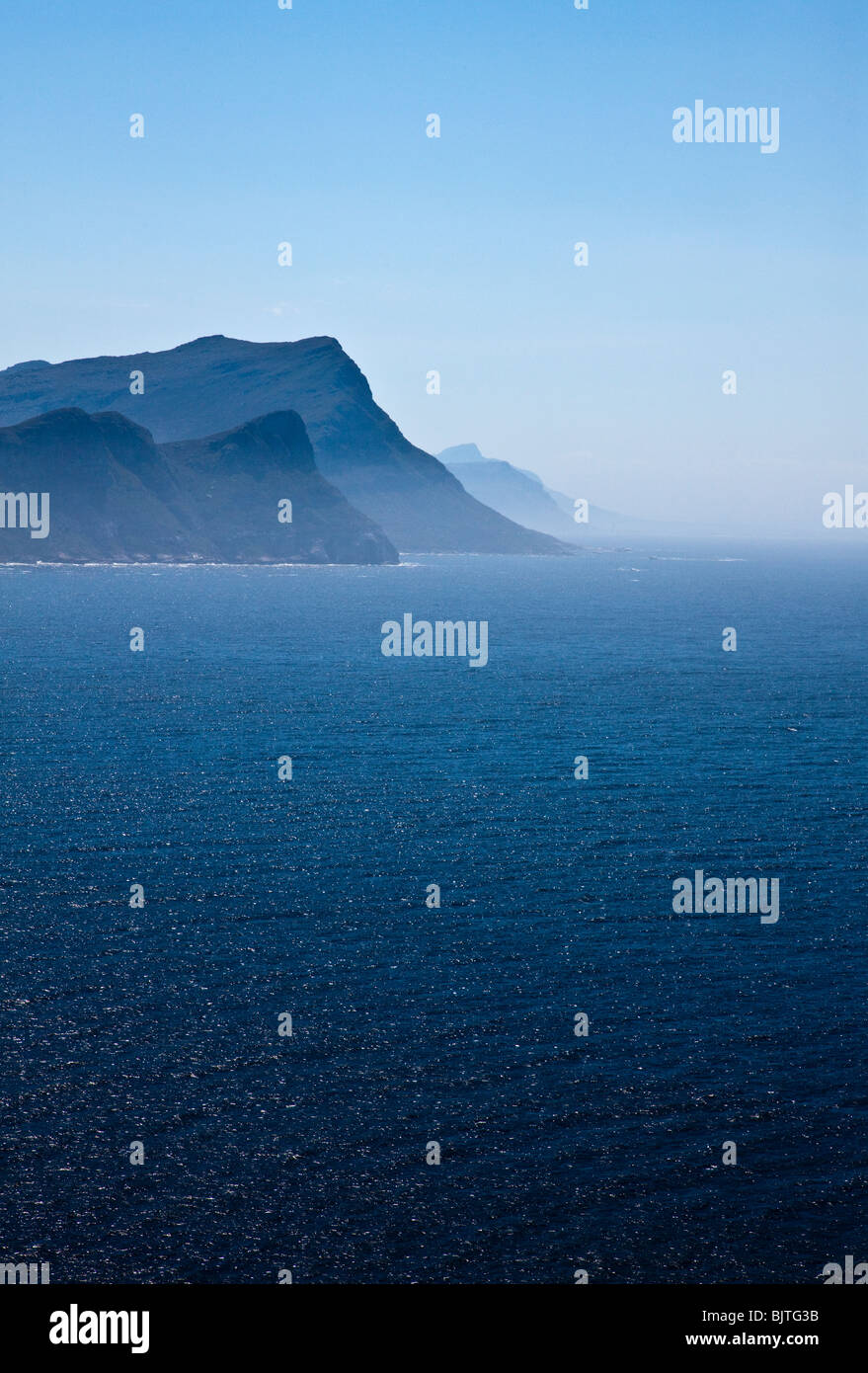 South Africa, Cape town, view on Peninsula from Cape Point Stock Photo ...