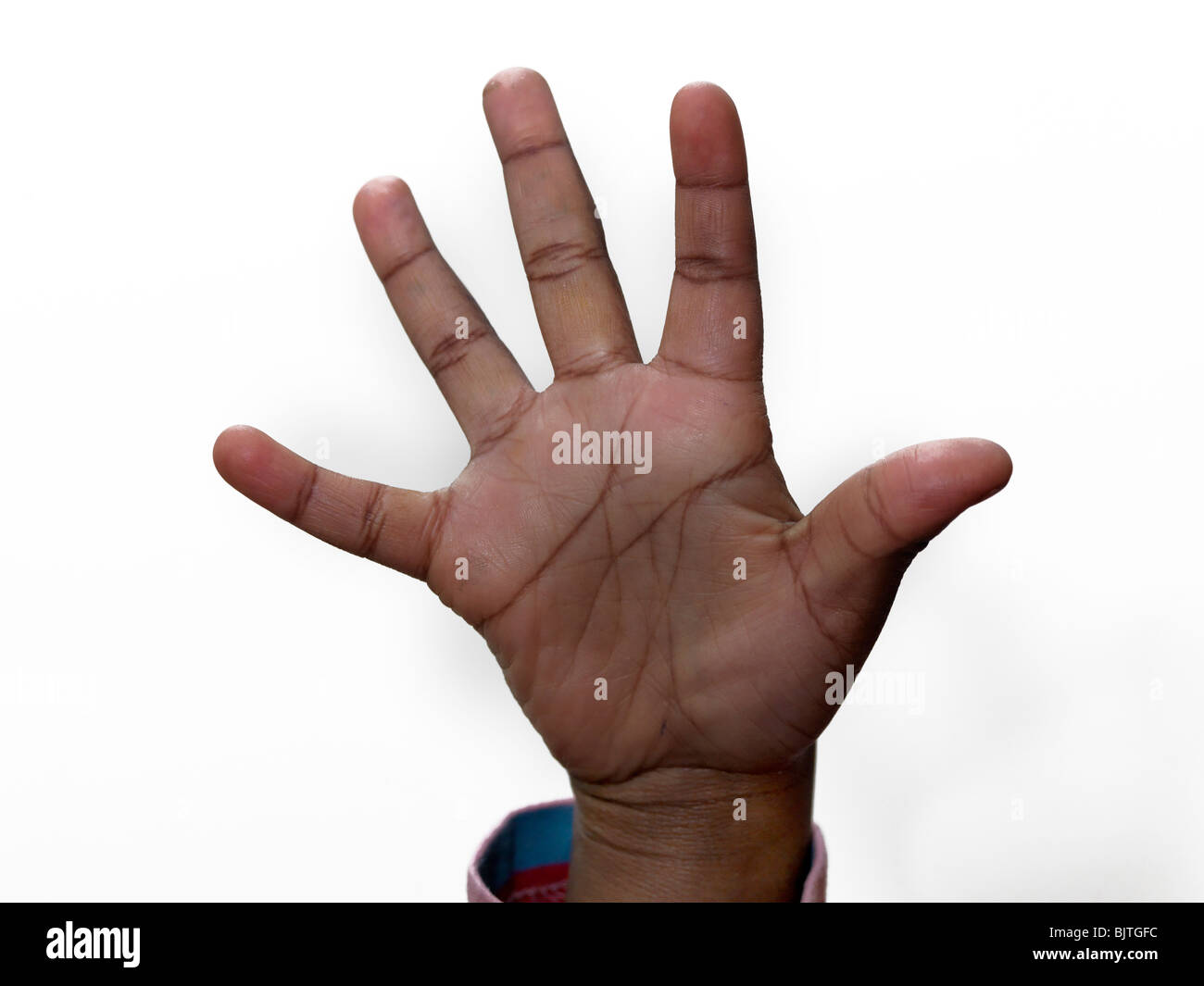 Hand of a 4 Year old Ghanian Girl Stock Photo - Alamy
