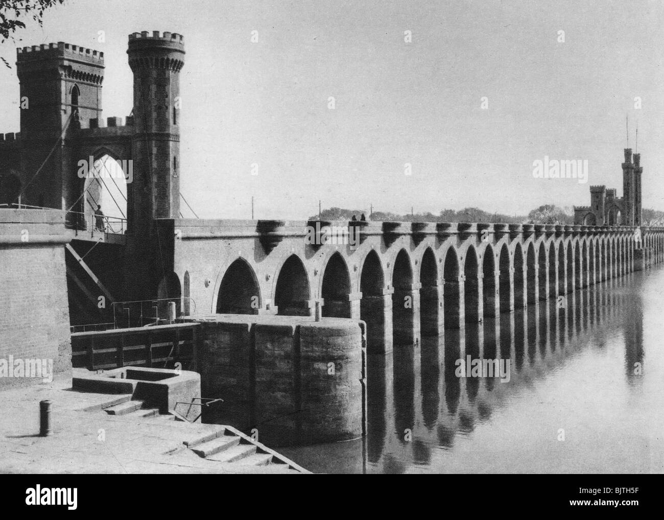 The Delta Barrage, Cairo, Egypt, c1920s. Artist: Unknown Stock Photo ...