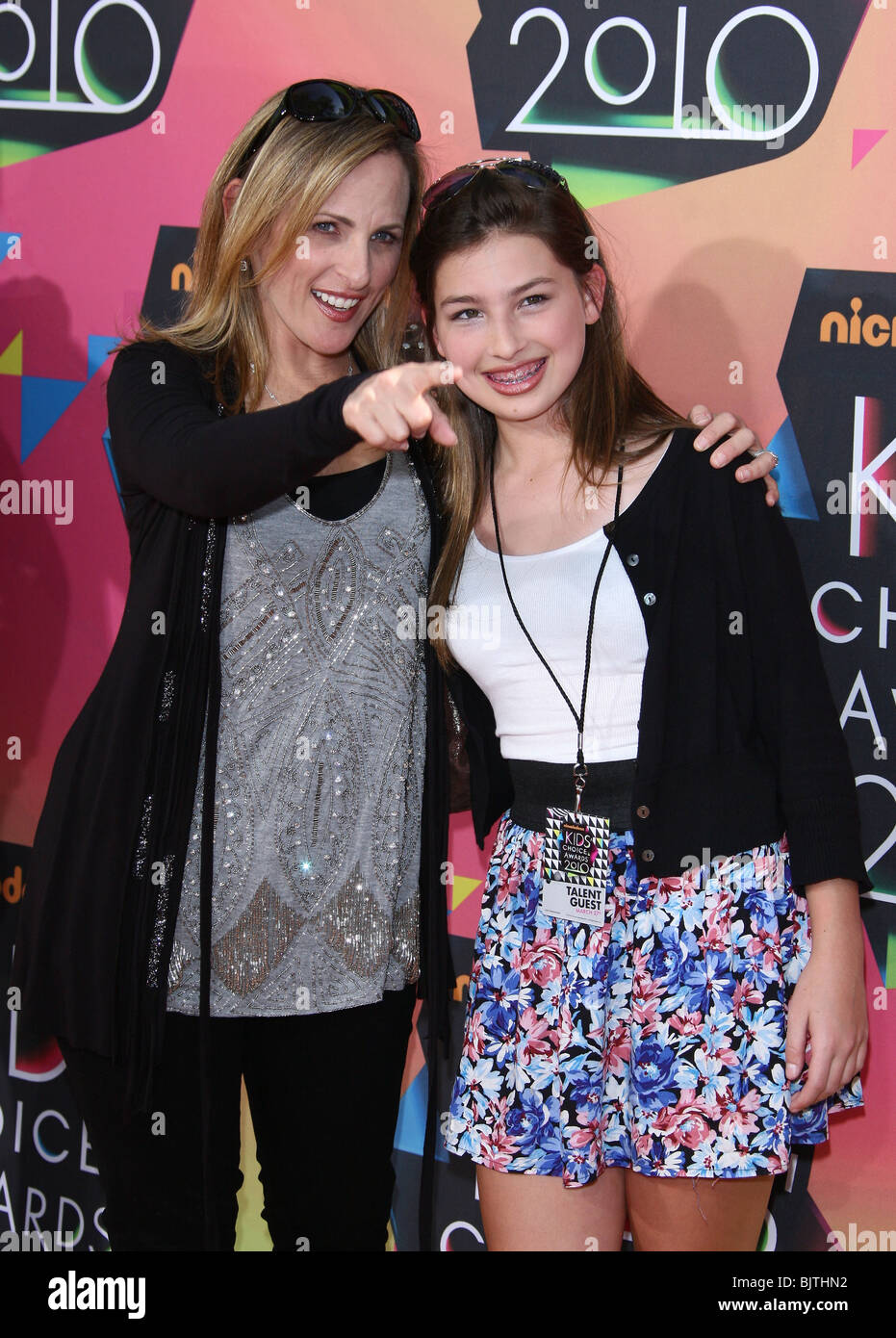 MARLEE MATLIN DAUGHTER NICKELODEON KIDS CHOICE AWARDS 2010 LOS ANGELES ...