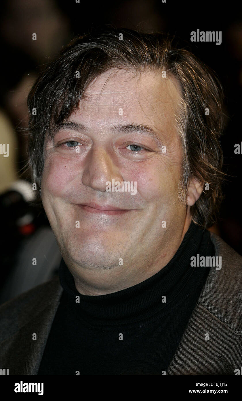 STEPHEN FRY UK PREMIERE OF NEW WEST END SHOW SPAMALOT PALACE THEATRE ...